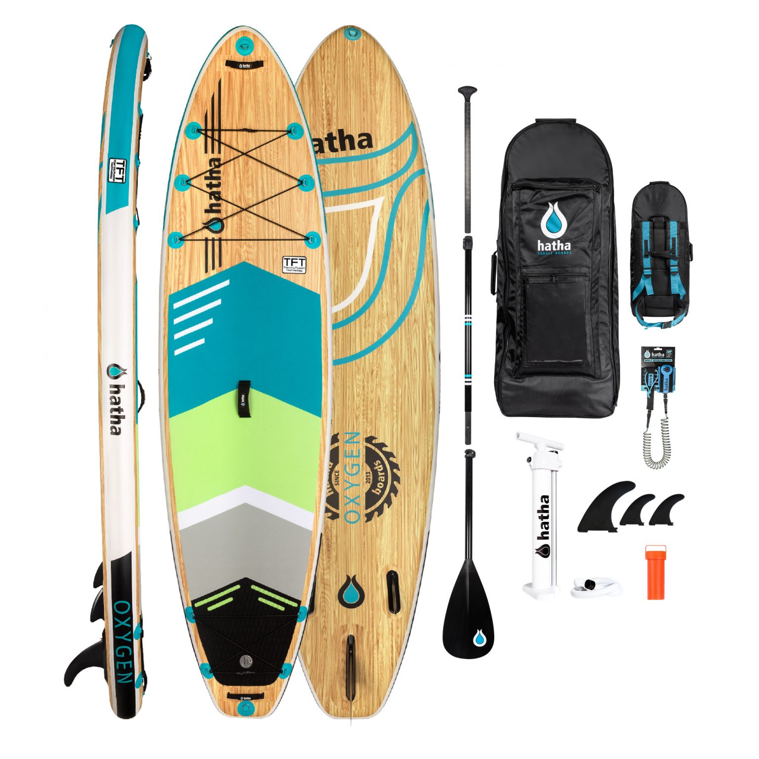 OXYGEN Carve Original (inflatable) - Hatha SUP Inflatable Paddle Boards